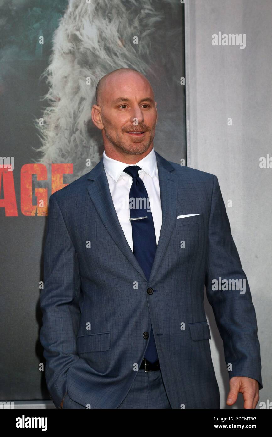 LOS ANGELES - APR 4: Matt Gerald at the Rampage Premiere at Microsoft ...