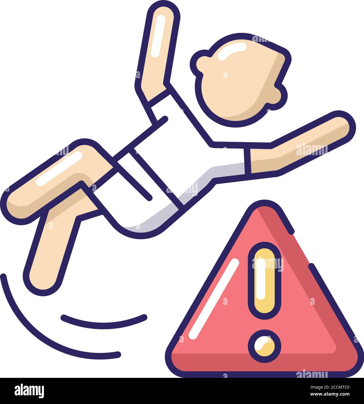 Be careful RGB color icon Stock Vector Image & Art - Alamy