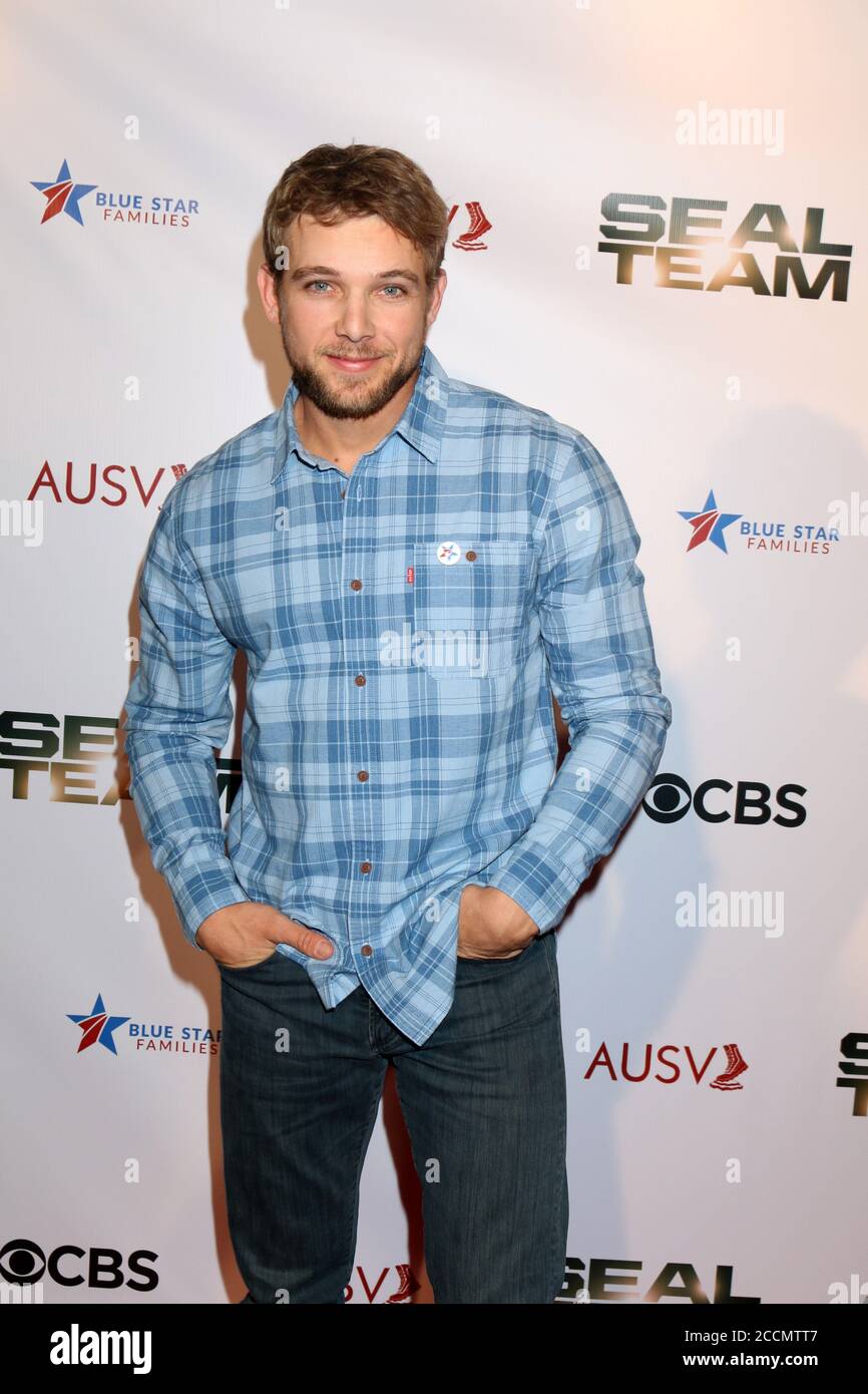 LOS ANGELES - SEP 26: Max Thieriot at the Seal Team Season 2 Premiere ...