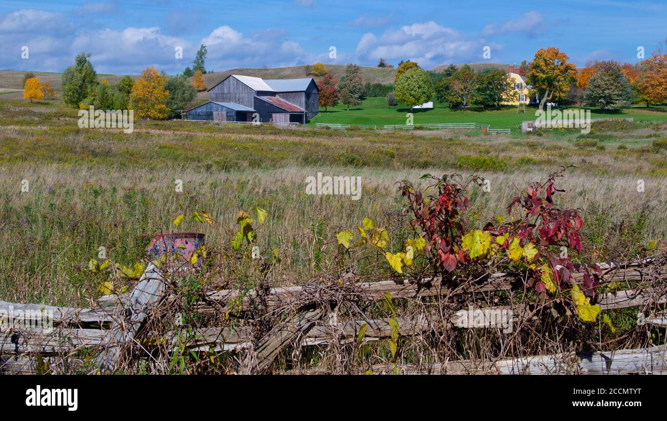 Rustic autumn landscape hi-res stock photography and images - Alamy
