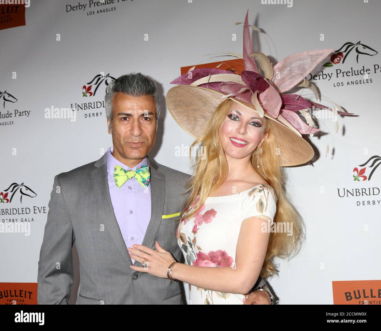LOS ANGELES - JAN 5: Medi Em, Dustin Quick at the Unbridled Eve Derby ...