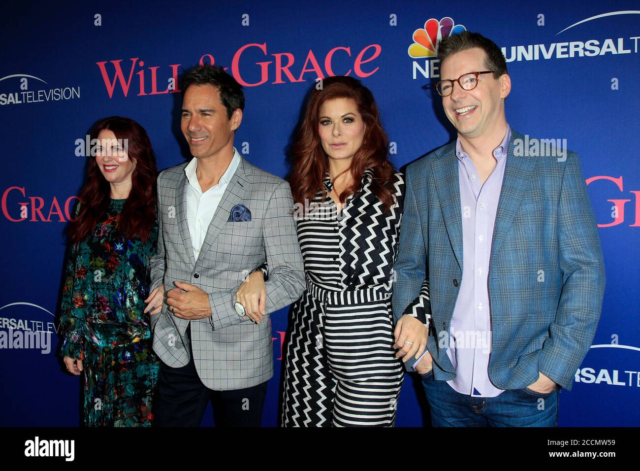 LOS ANGELES - JUN 9: Megan Mullally, Eric McCormack, Debra Messing ...