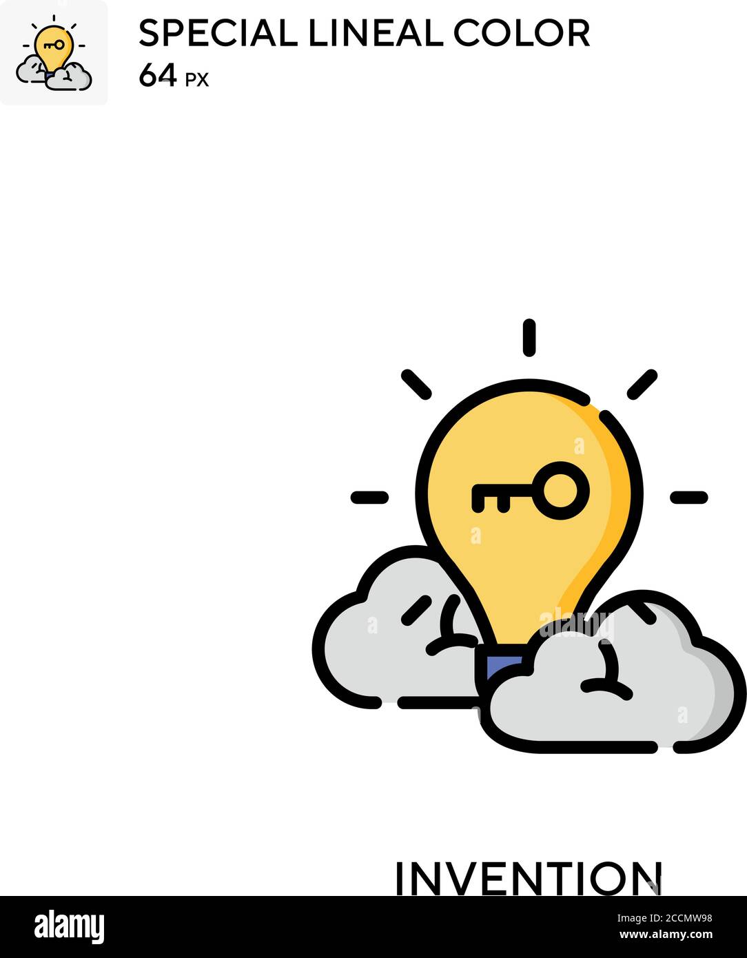 Invention Special lineal color icon. Illustration symbol design ...