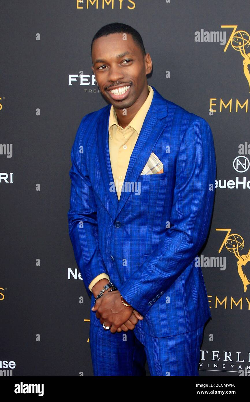 LOS ANGELES - AUG 20: Melvin Jackson Jr at the Television Academy's ...