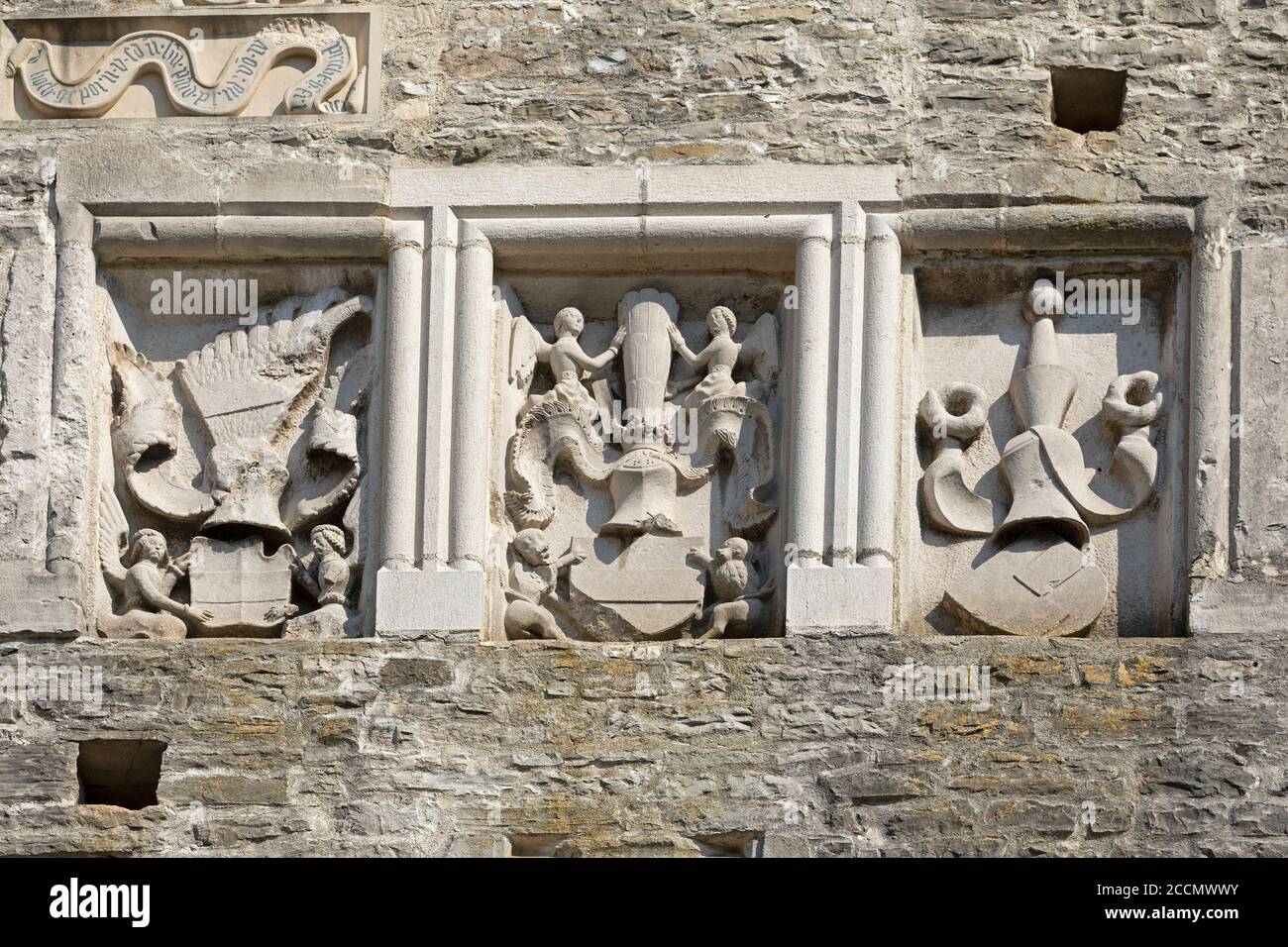 detail, Montecuccoli Castle, Pazin, Istria, Croatia Stock Photo - Alamy
