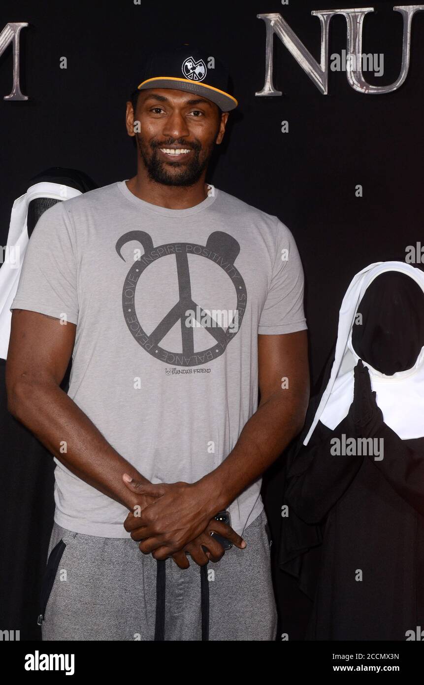 LOS ANGELES - SEP 4: Metta World Peace at the The Nun World Premiere at ...