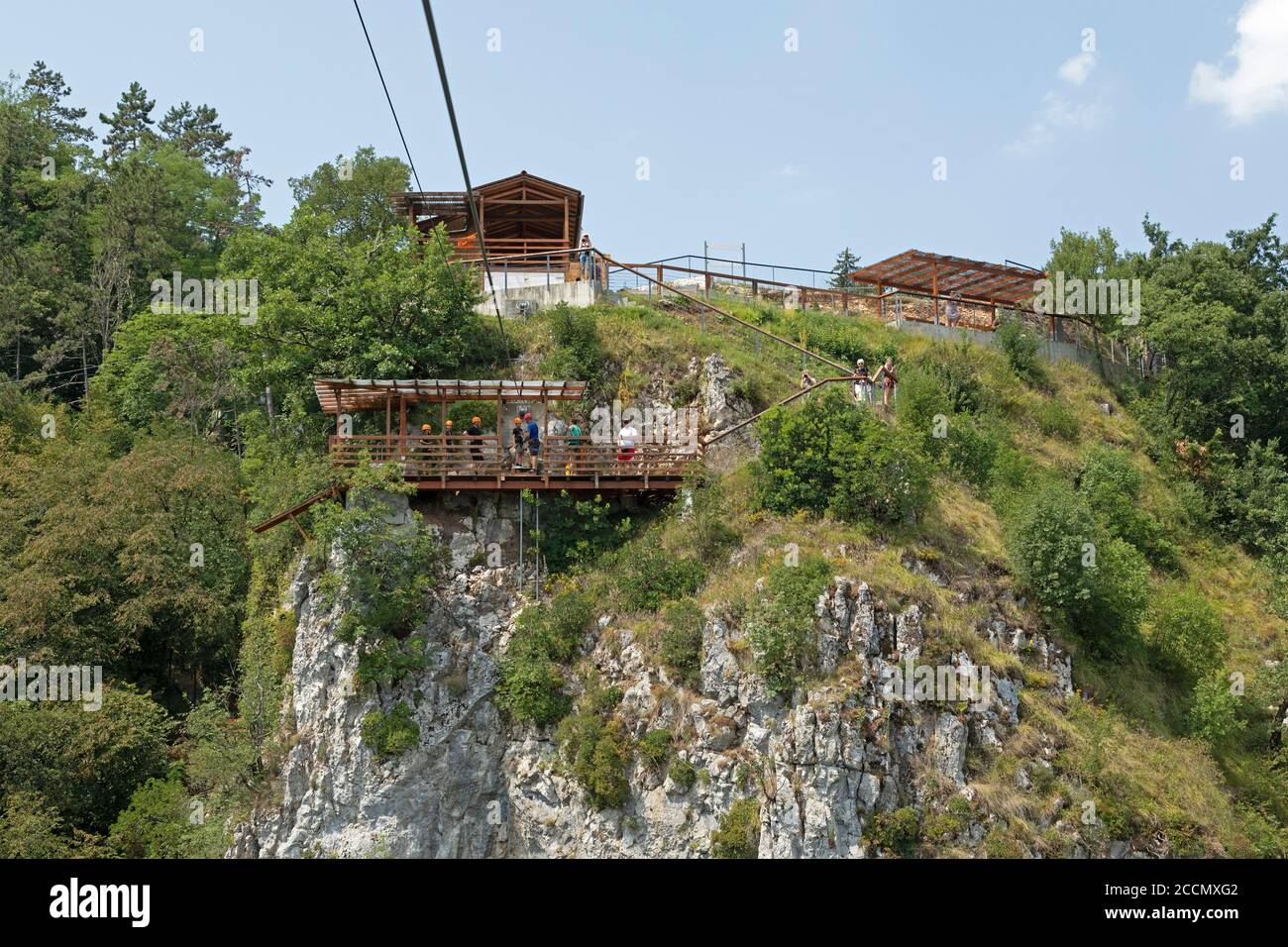 Zip line pazin hi-res stock photography and images - Alamy