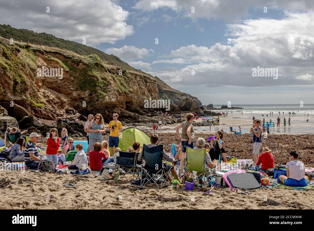 Porthluney beach hi-res stock photography and images - Alamy
