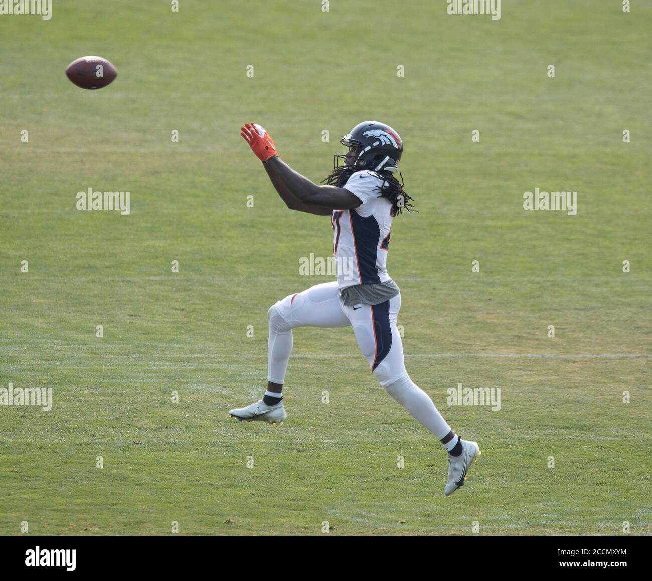 Englewood, Colorado, USA. 23rd Aug, 2020. Broncos CB DEVONTAE HARRIS ...