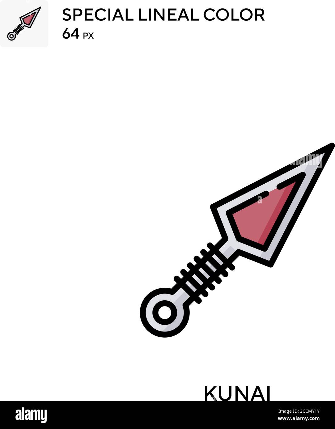 Ninja weapon kunai Cut Out Stock Images & Pictures - Alamy