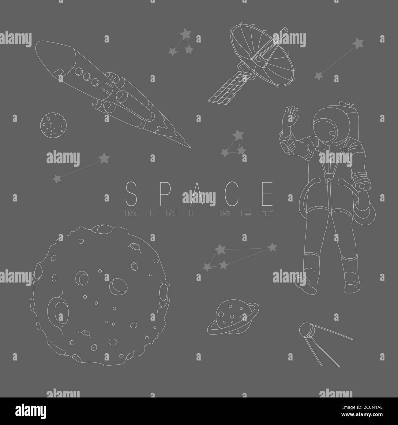 Satellite orbit Black and White Stock Photos & Images - Alamy