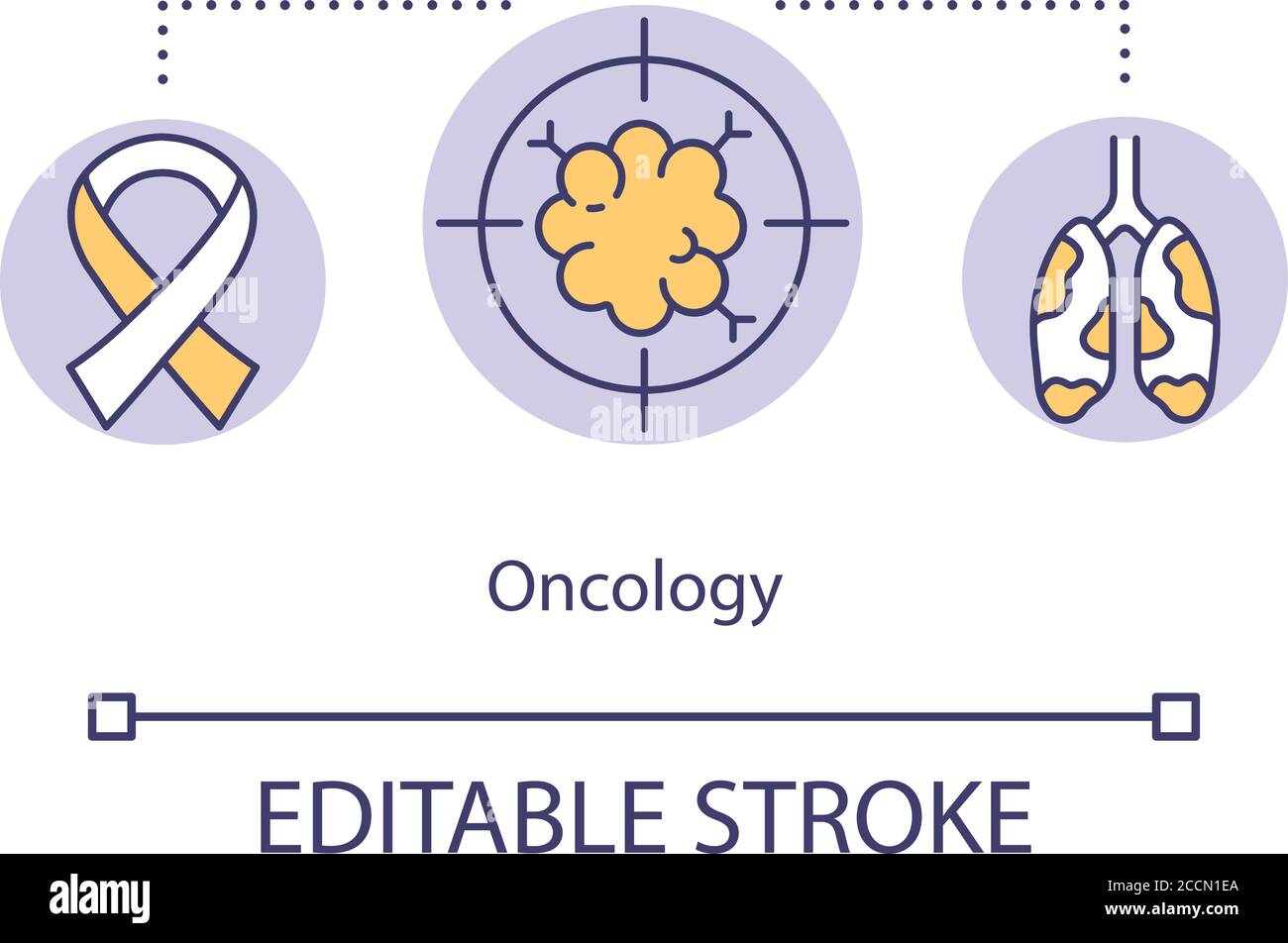 Oncology concept icon Stock Vector Image & Art - Alamy