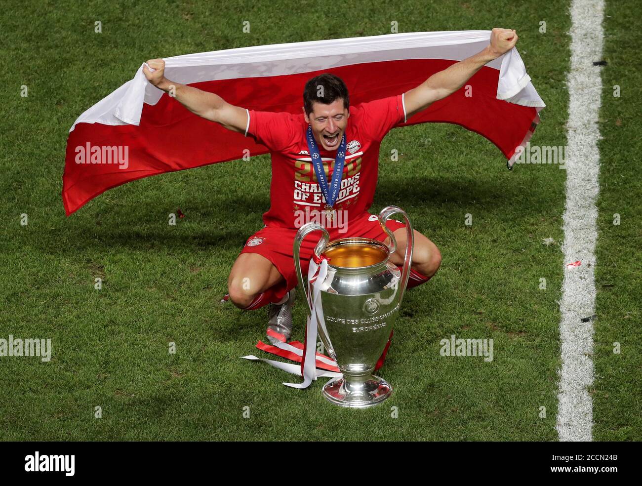 Lewandowski champions league trophy hi-res stock photography and images ...