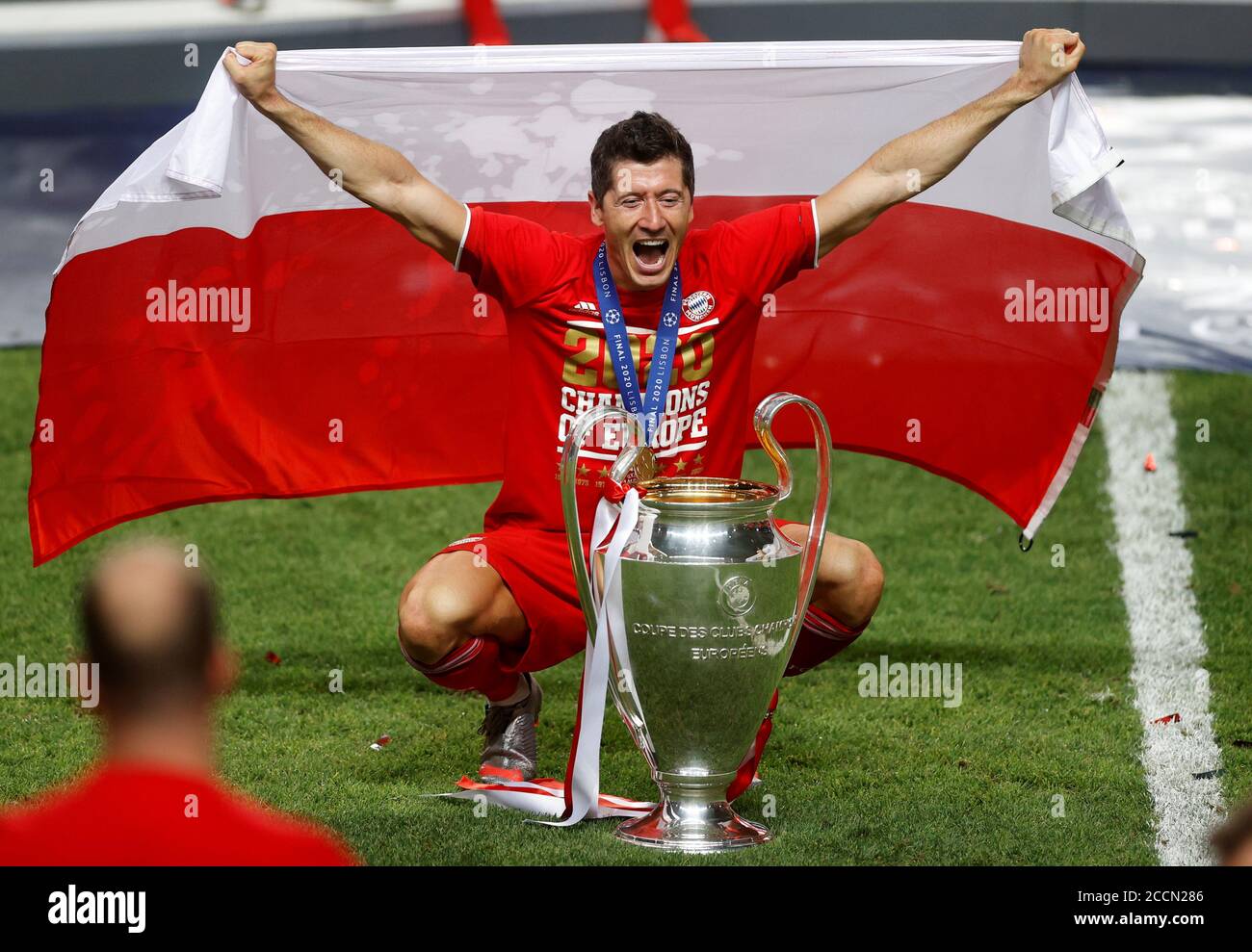 Lewandowski Champions League Trophy High Resolution Stock Photography ...