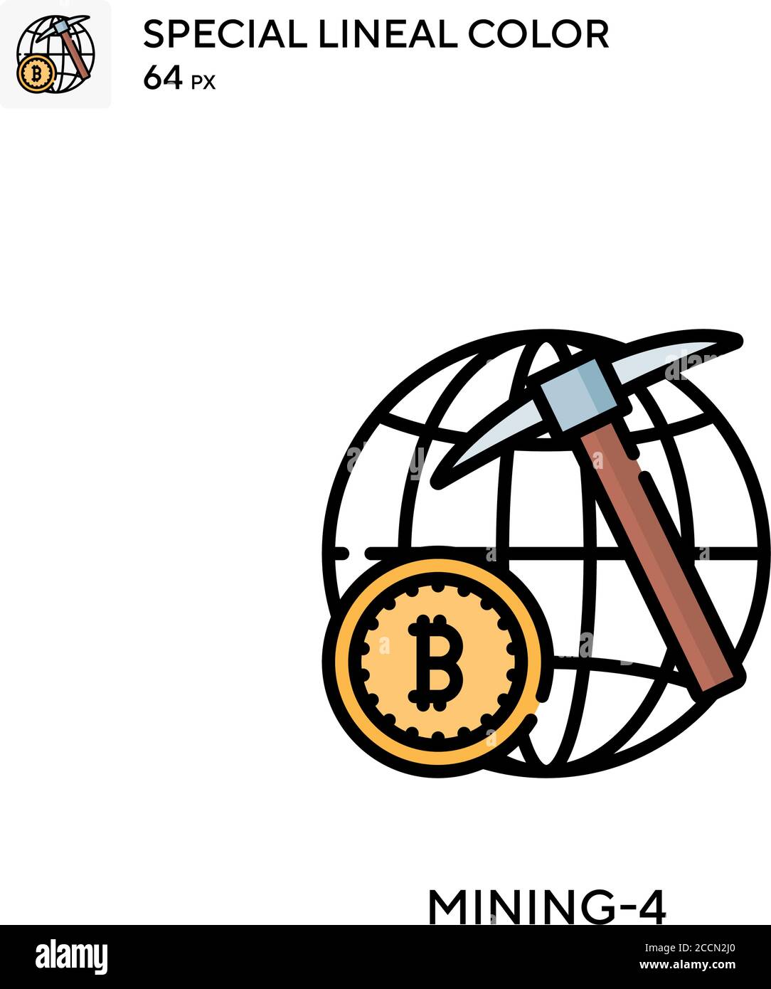 Mining-4 Special lineal color icon. Illustration symbol design template ...