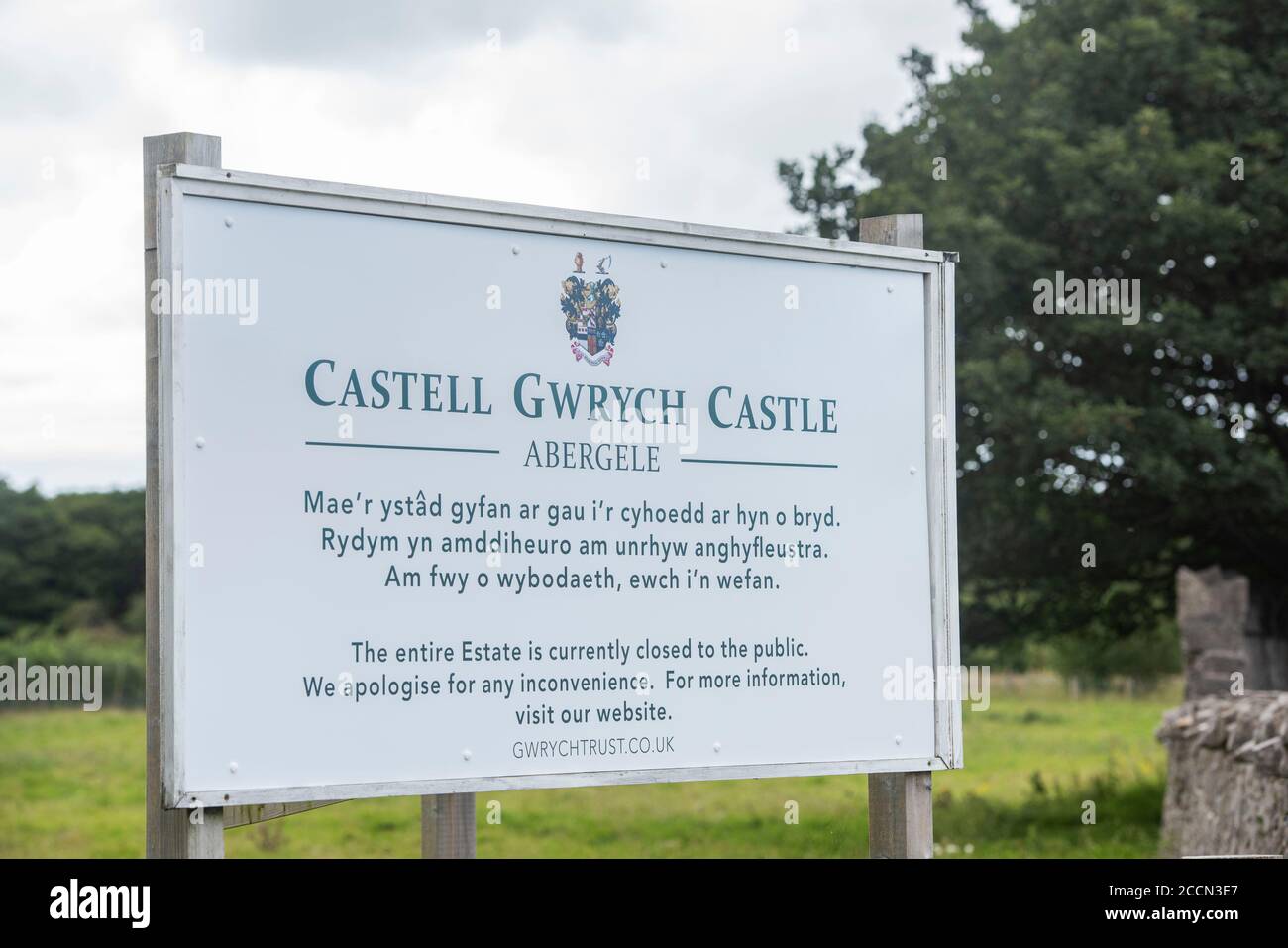 Gwrych Castle, North Wales Stock Photo - Alamy