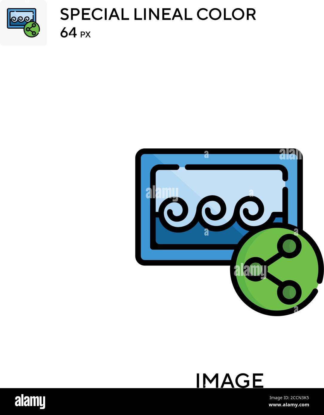 Image Special lineal color icon. Illustration symbol design template ...