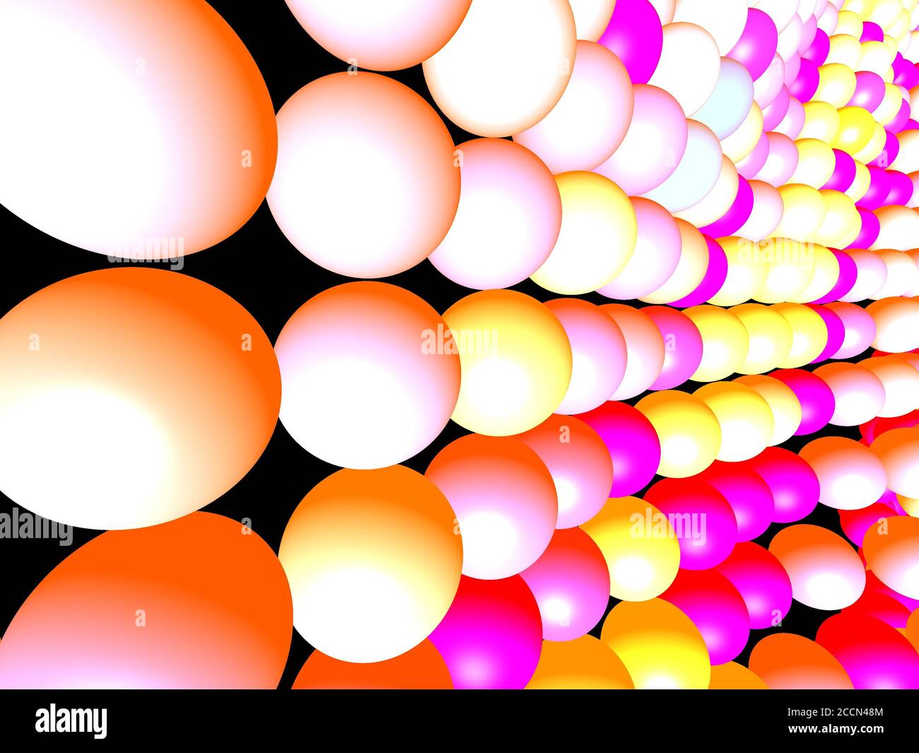 atoms or molecules, chemistry, biology concept, 3d balls, particles ...