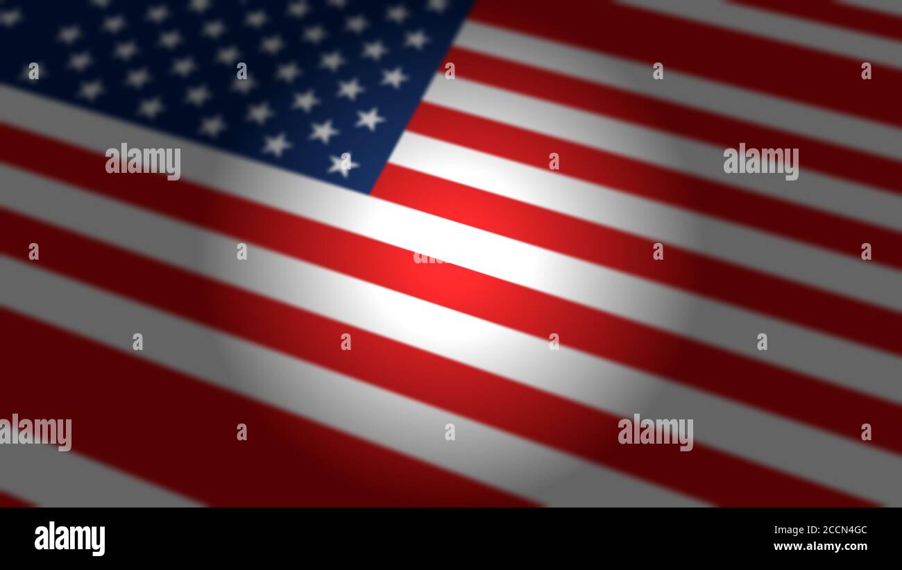 Original American flag. USA background. Artistic effect, funny US flag ...