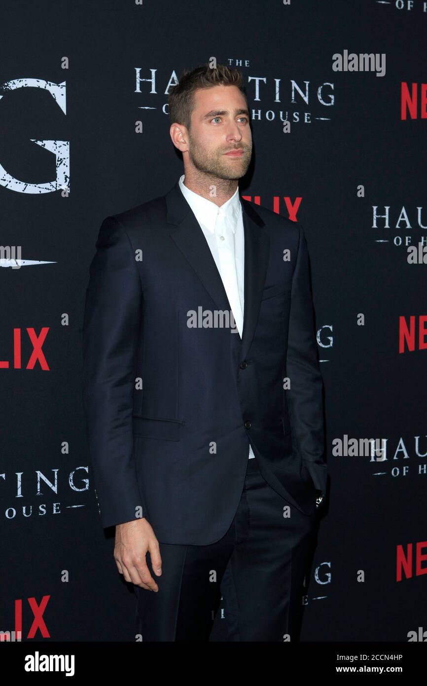 LOS ANGELES - OCT 8: Oliver Jackson-Cohen at the The Haunting Of Hill ...