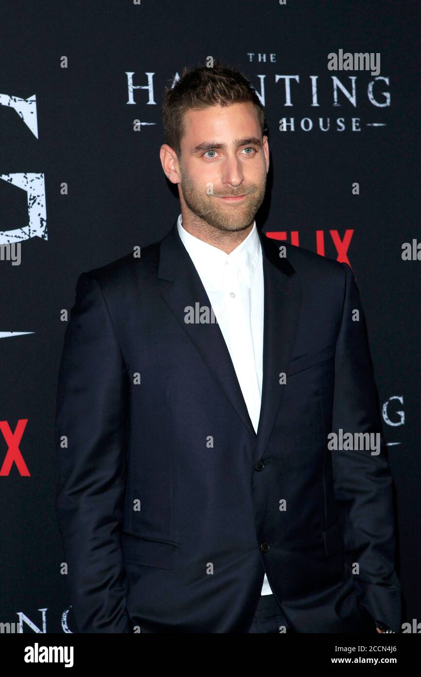 LOS ANGELES - OCT 8: Oliver Jackson-Cohen at the The Haunting Of Hill ...