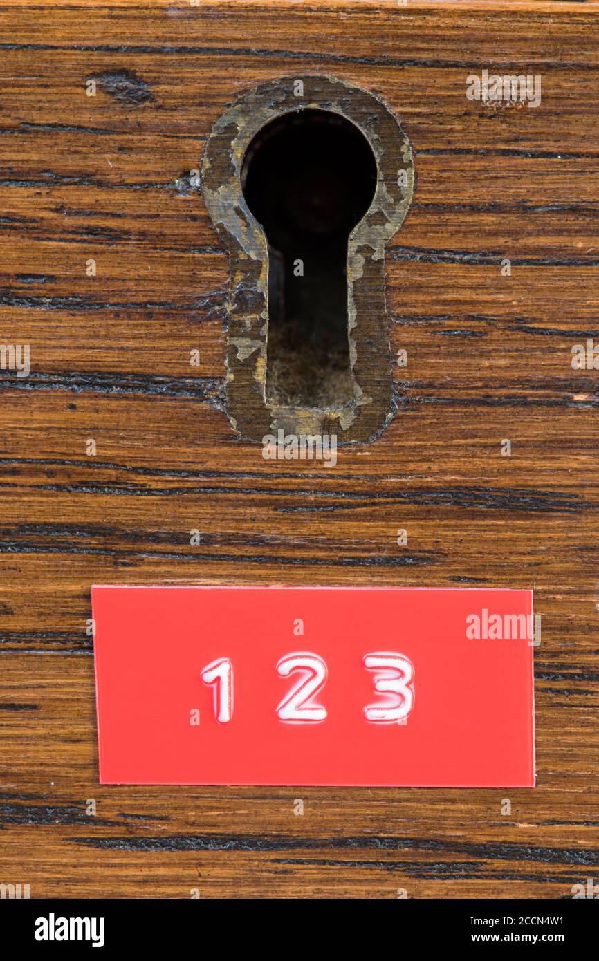 Wood numbers hi-res stock photography and images - Alamy