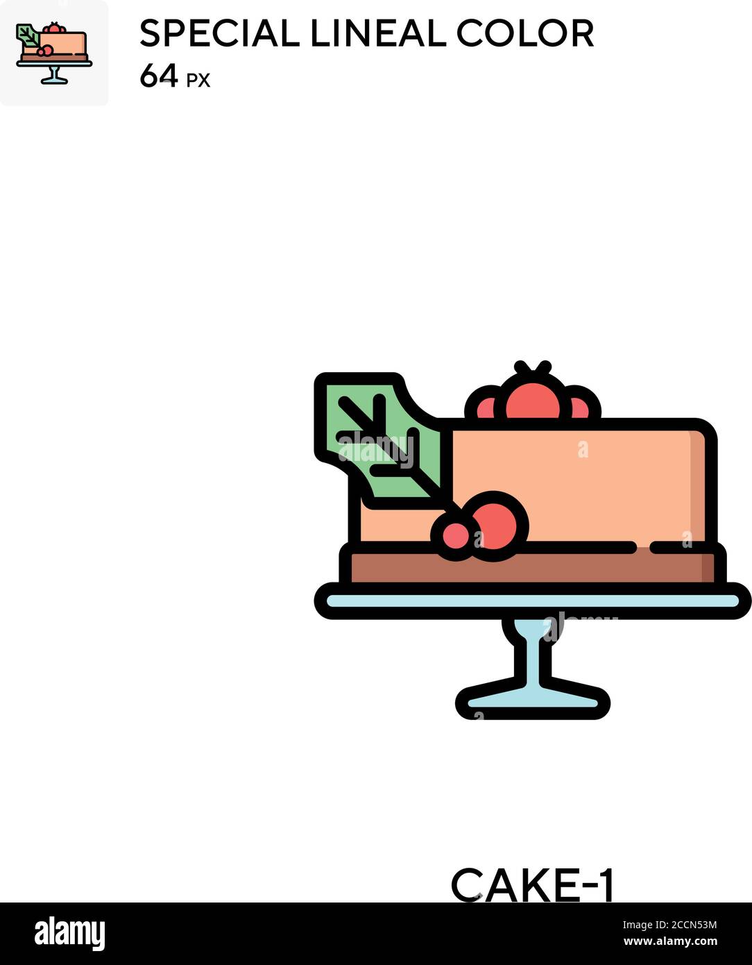 3d Hand drawn color icon. Modern vector illustration concepts. Easy to ...