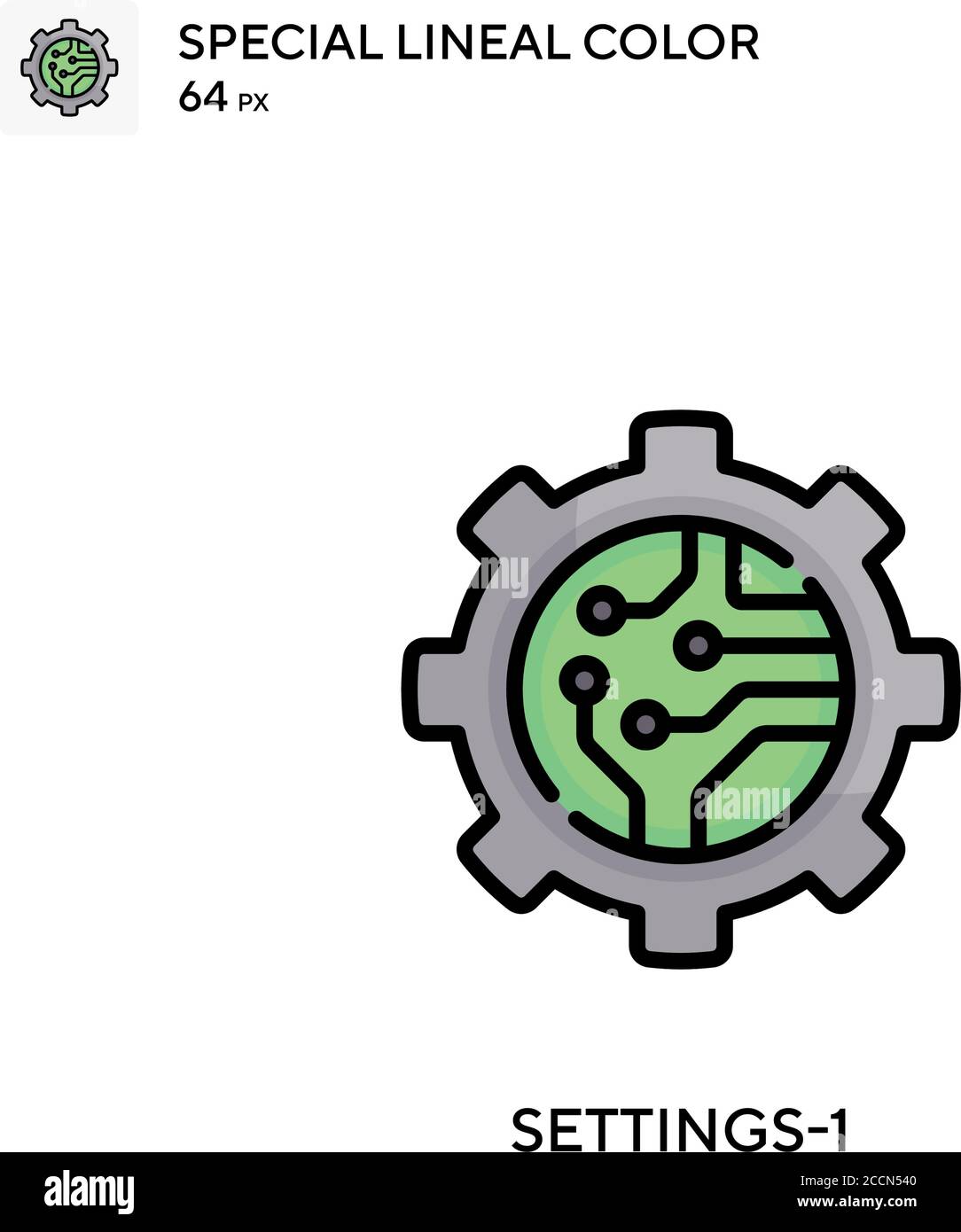 Painting Hand drawn color icon. Modern vector illustration concepts ...