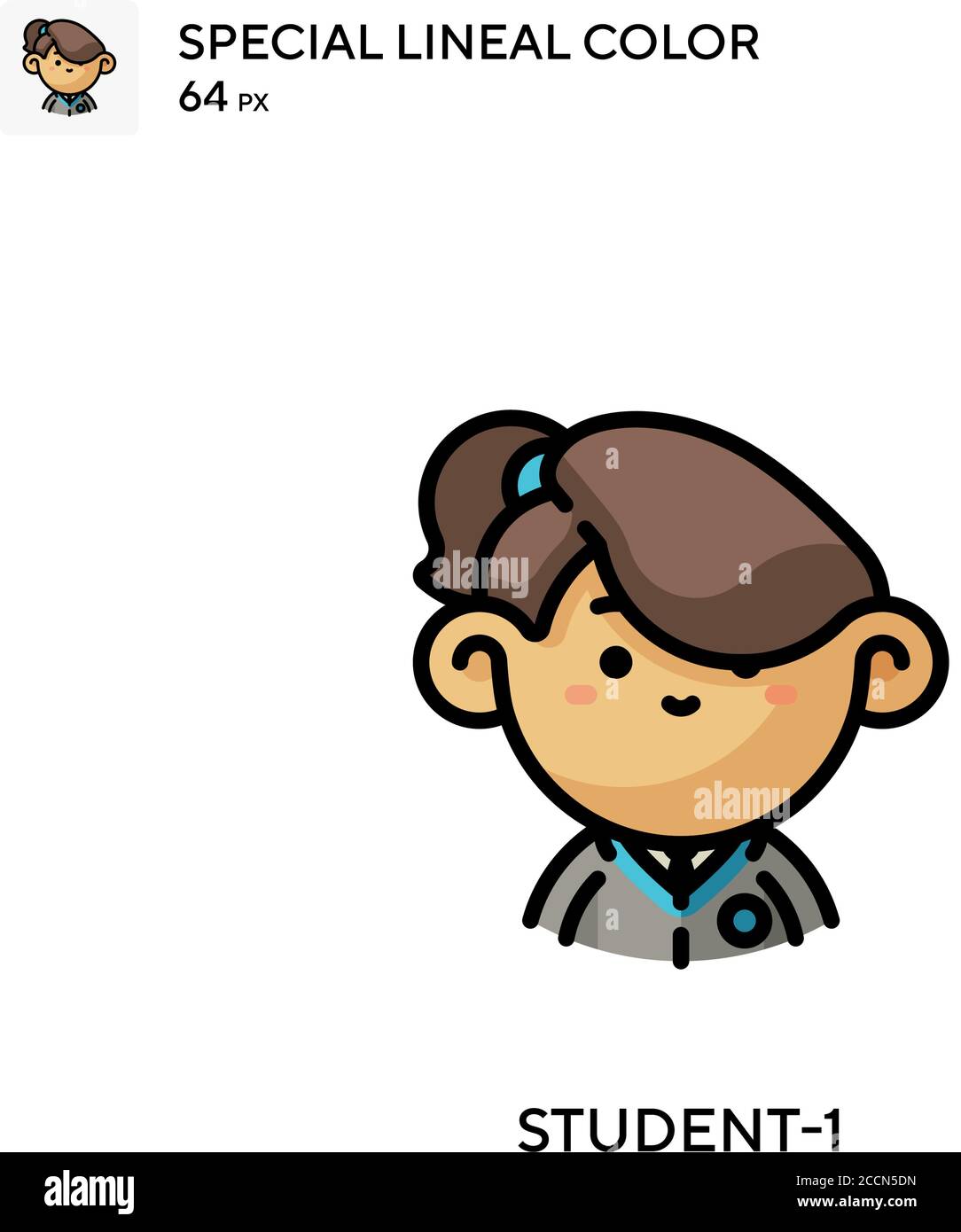 Imagination Special lineal color icon. Illustration symbol design ...