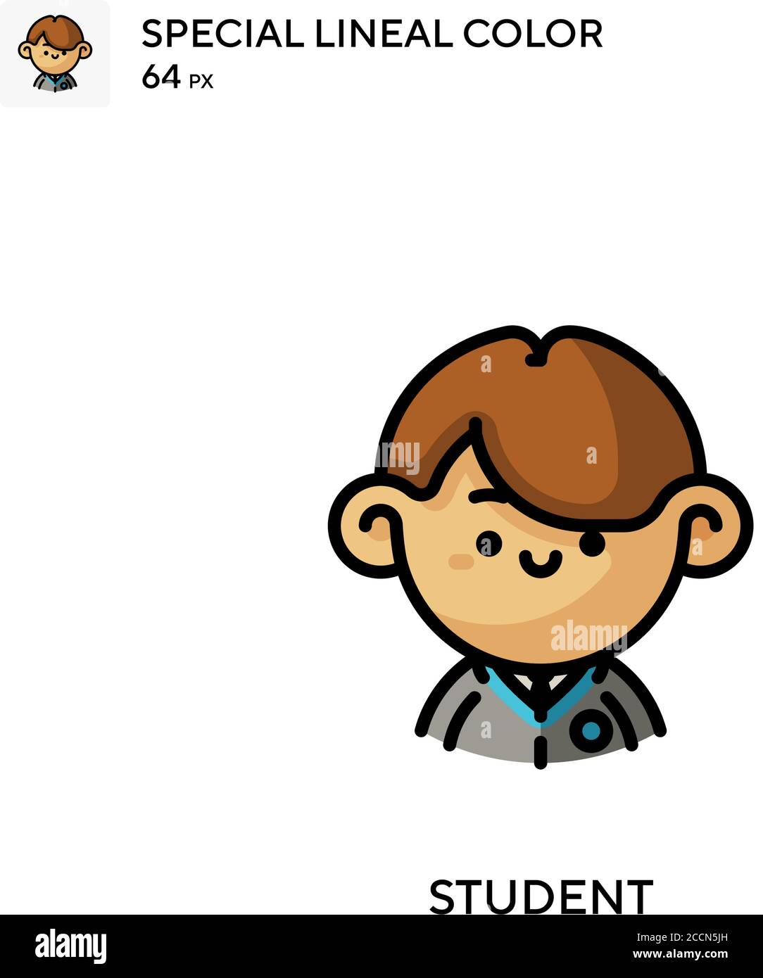 Garland Hand drawn color icon. Modern vector illustration concepts ...