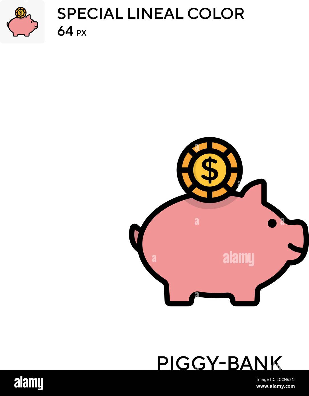 Cannon Hand drawn color icon. Modern vector illustration concepts. Easy ...