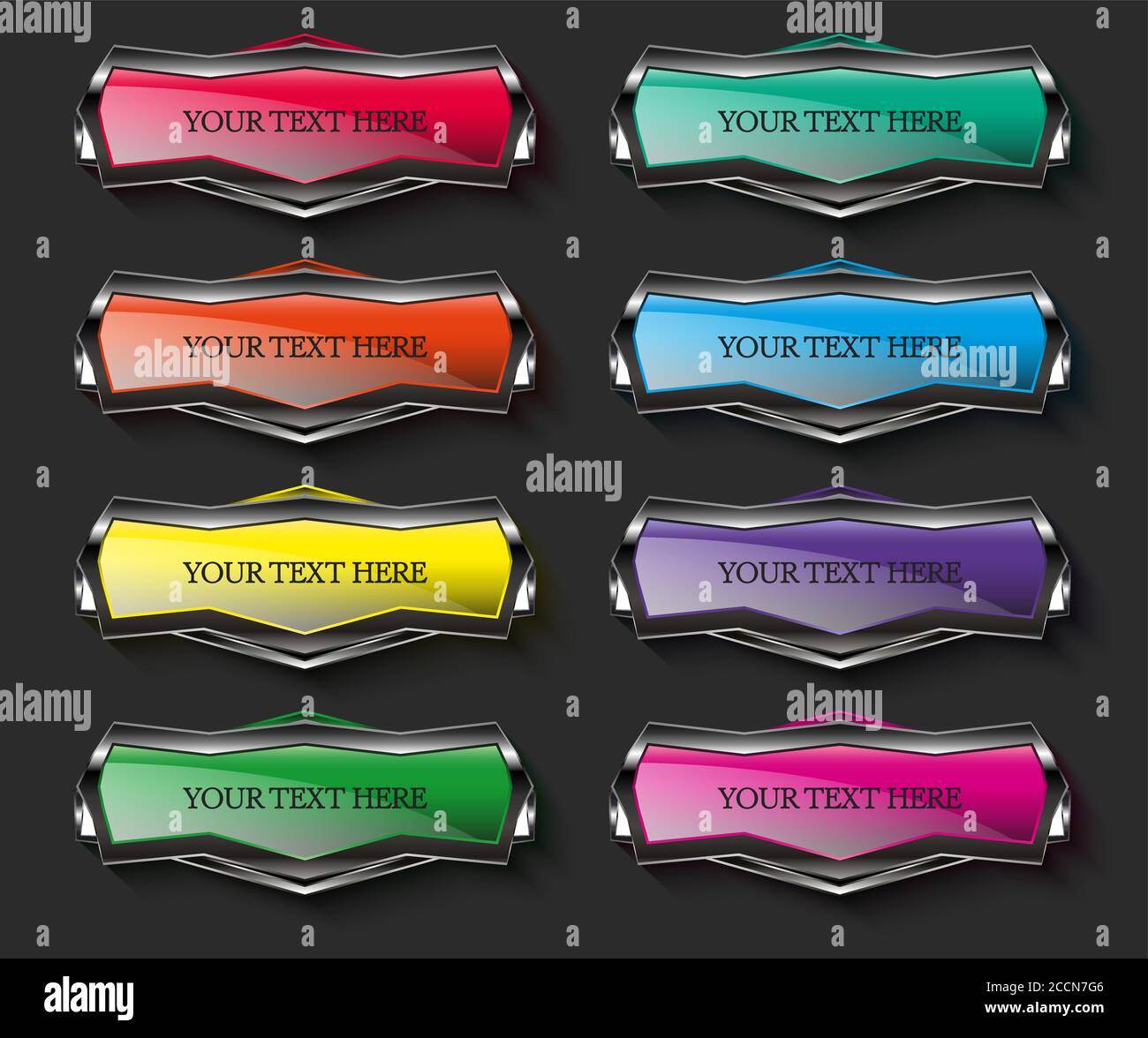 Banner template set Stock Vector Image & Art - Alamy