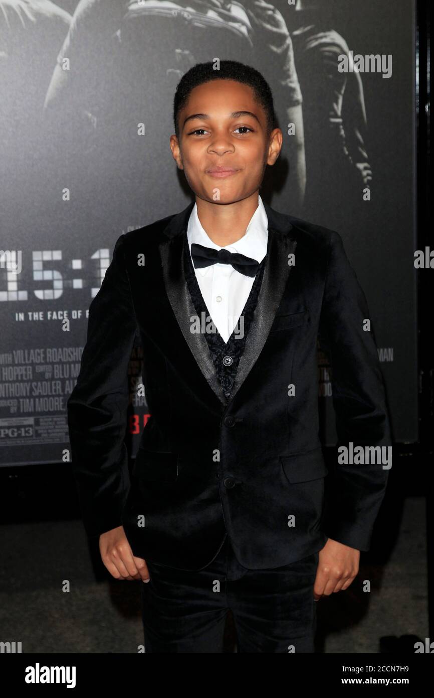 LOS ANGELES - FEB 5: Paul-Mike´l Williams at the The 15:17 To Paris ...