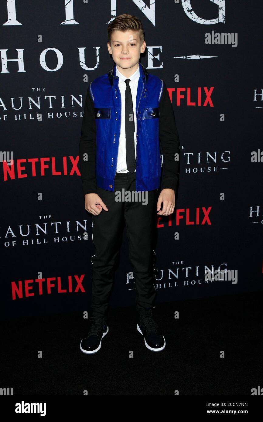 LOS ANGELES - OCT 8: Paxton Singleton at the The Haunting Of Hill House ...
