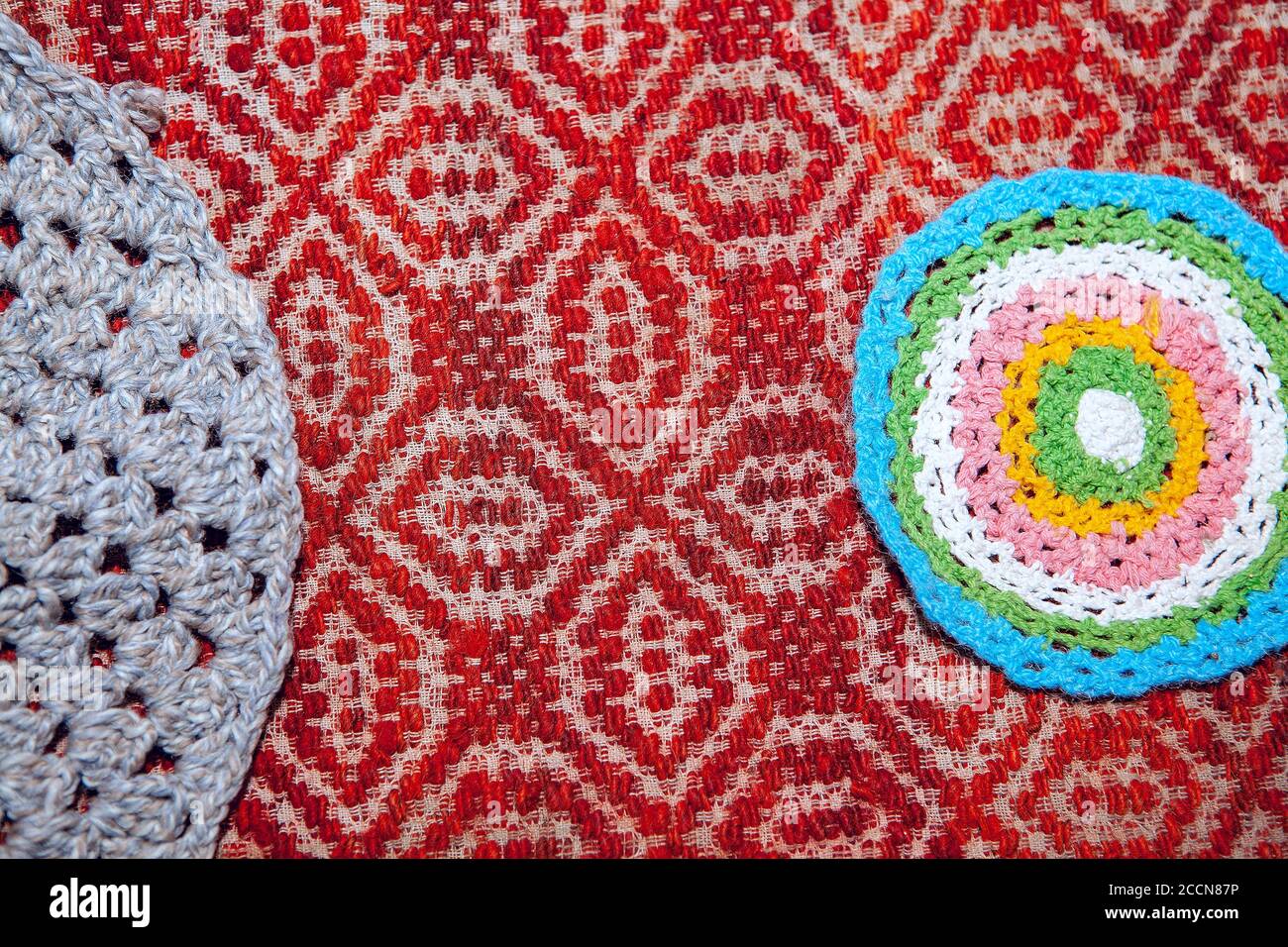 Hand woven colourful rugs hi-res stock photography and images - Alamy