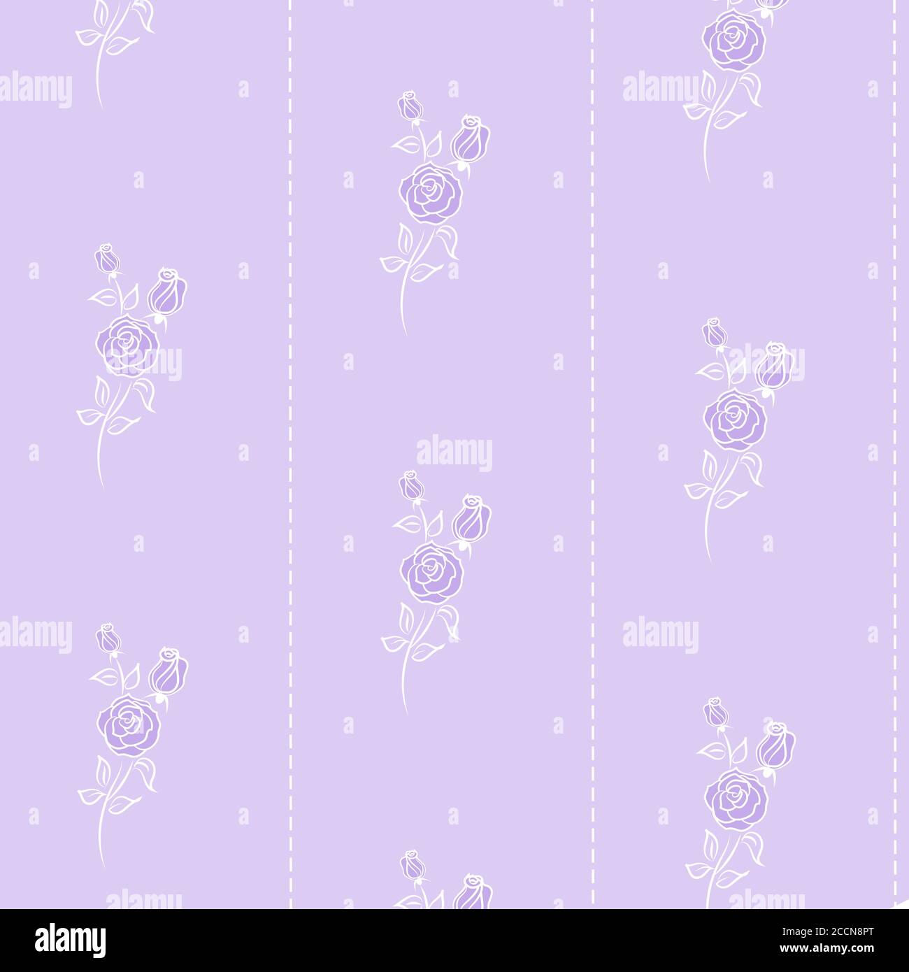 Pink rose on lavender Stock Vector Images - Alamy