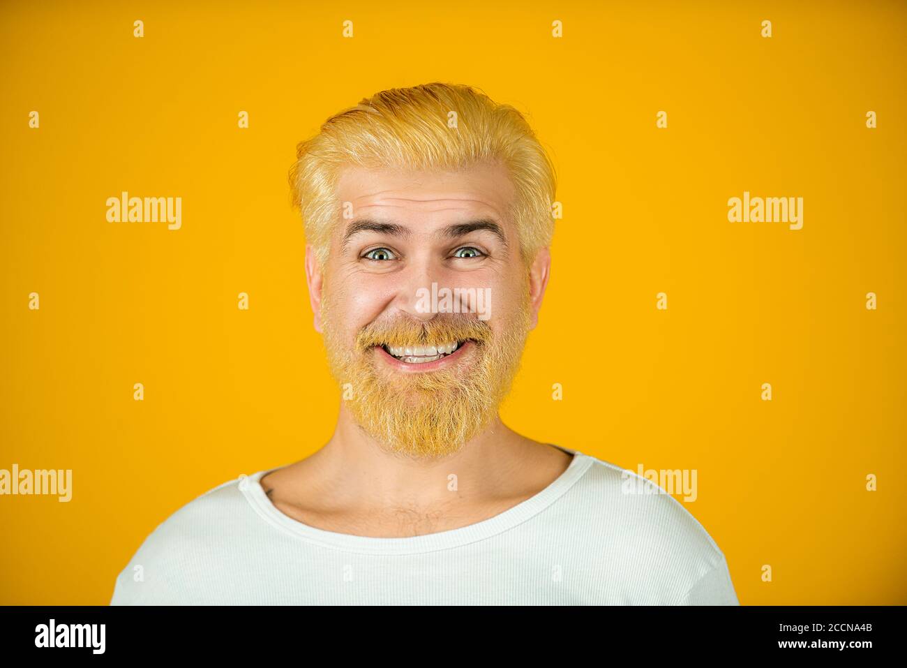 Mans handsome face style hair hi-res stock photography and images - Alamy