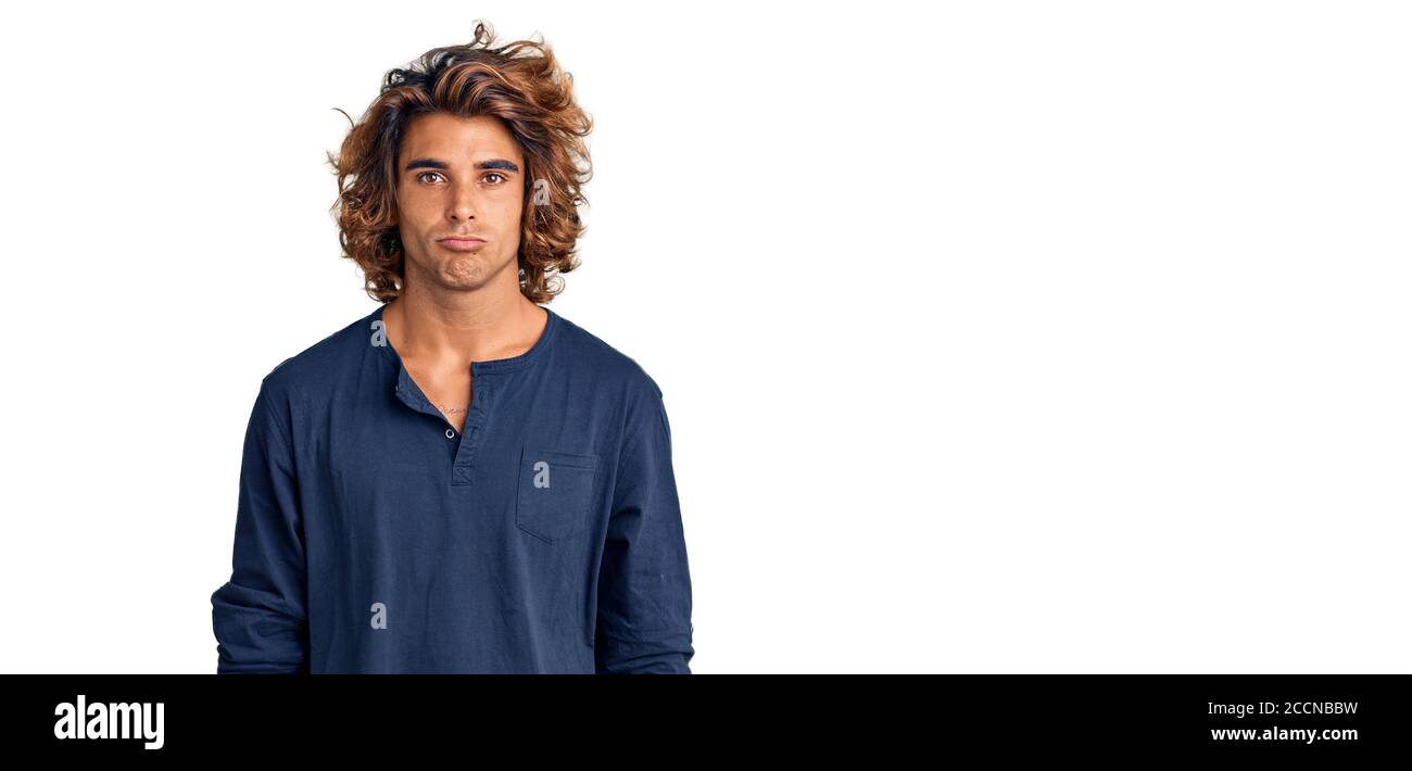 Depressed hispanic person Cut Out Stock Images & Pictures - Alamy