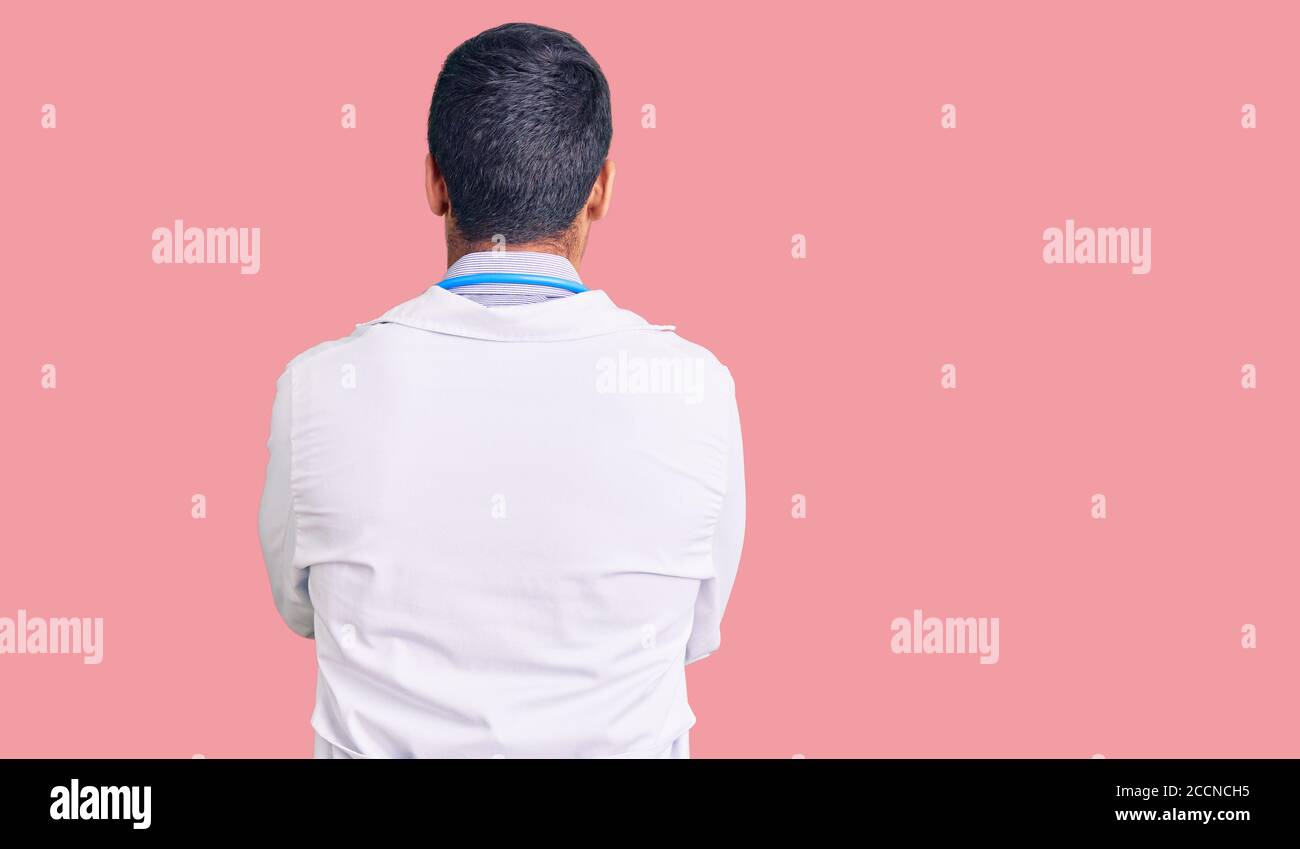 Doctor stethoscope hands crossed behind hi-res stock photography and ...
