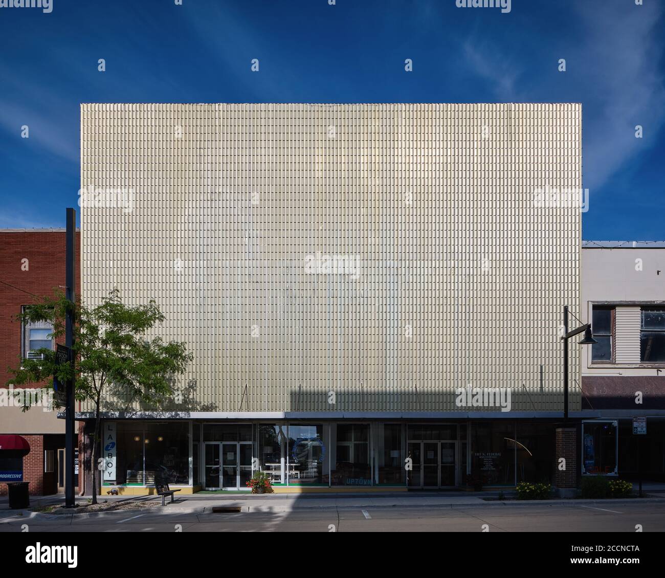 Buildings in downtown Mason City Stock Photo - Alamy