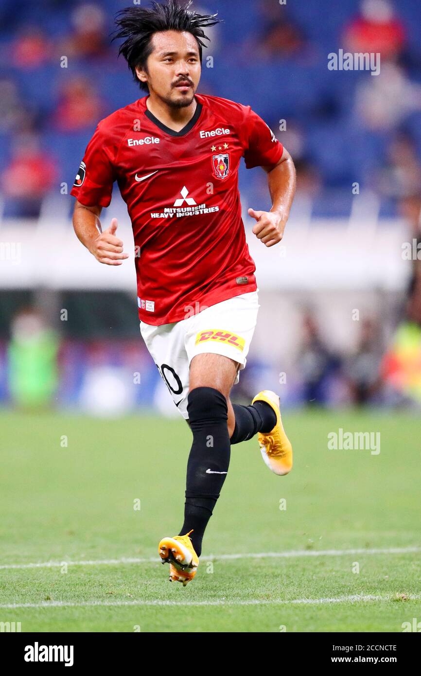 Saitama, Japan. 23rd Aug, 2020. Shinzo Koroki (Reds) Football/Soccer ...