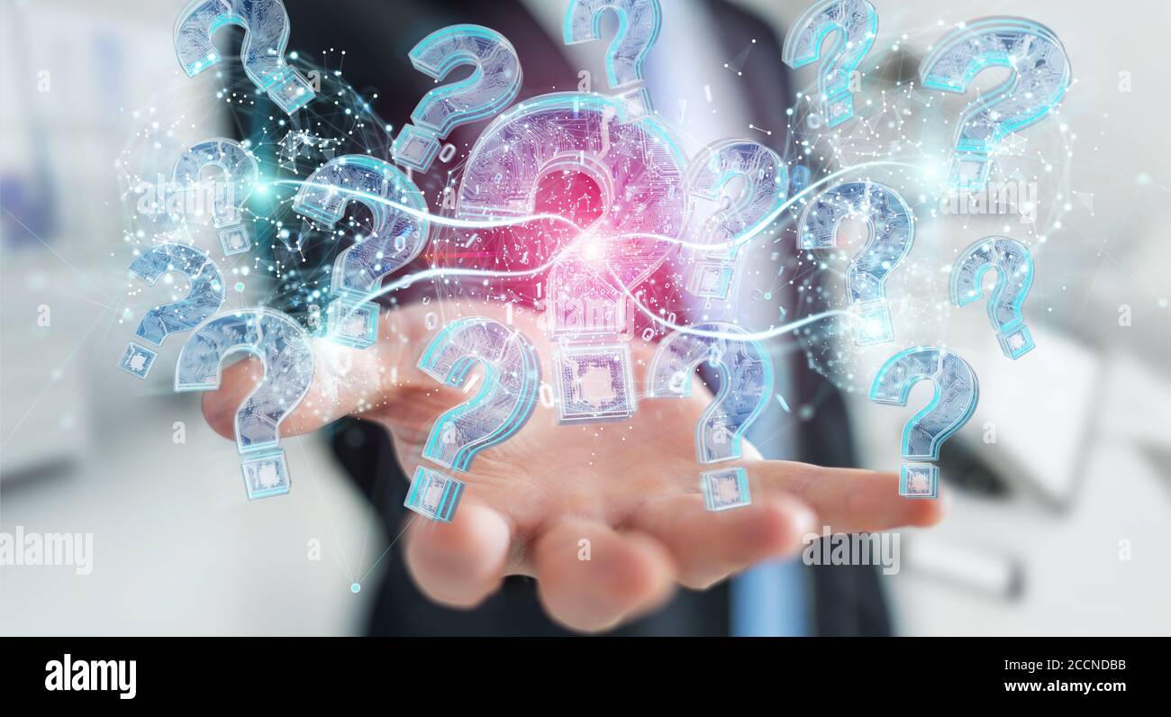 Blurred question mark hi-res stock photography and images - Alamy