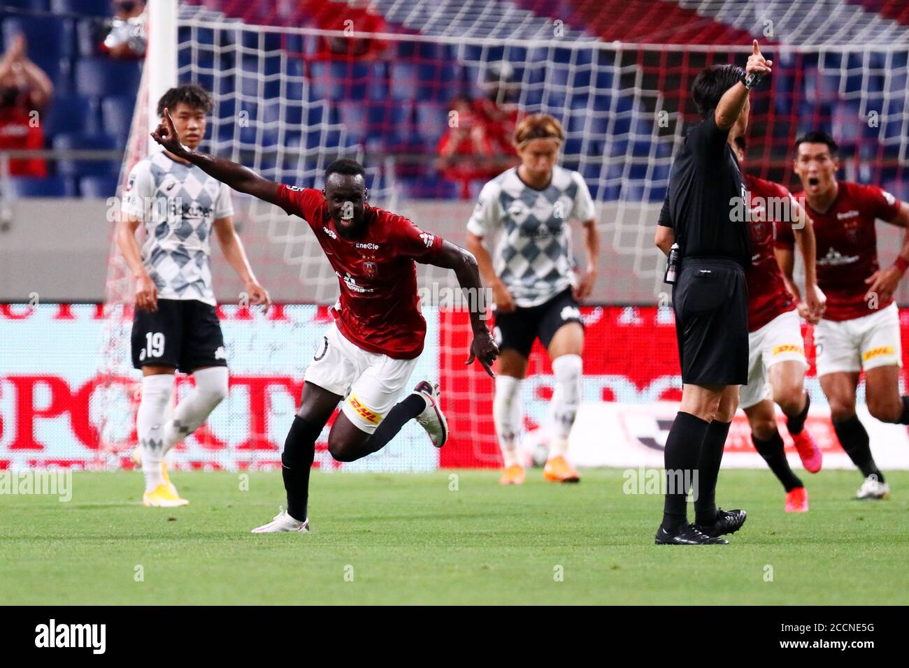 Saitama, Japan. 23rd Aug, 2020. Thomas Jok Deng (Reds) Football/Soccer ...