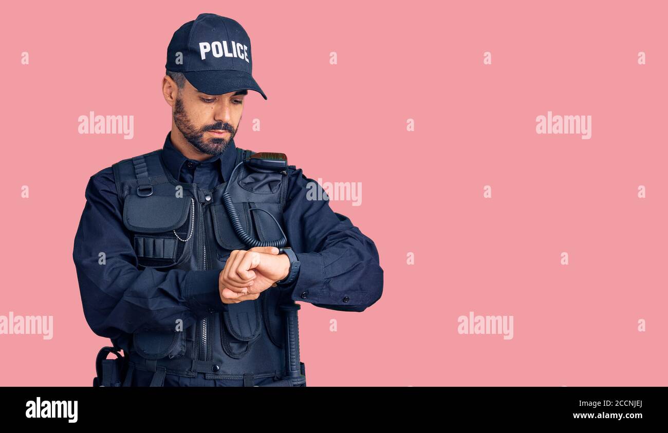 Checking watch uniform hi-res stock photography and images - Alamy