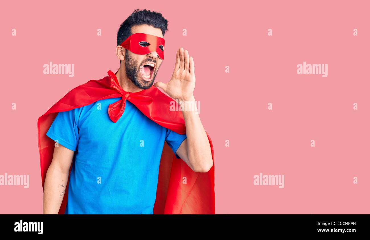 Face super hero comic angry hi-res stock photography and images - Alamy