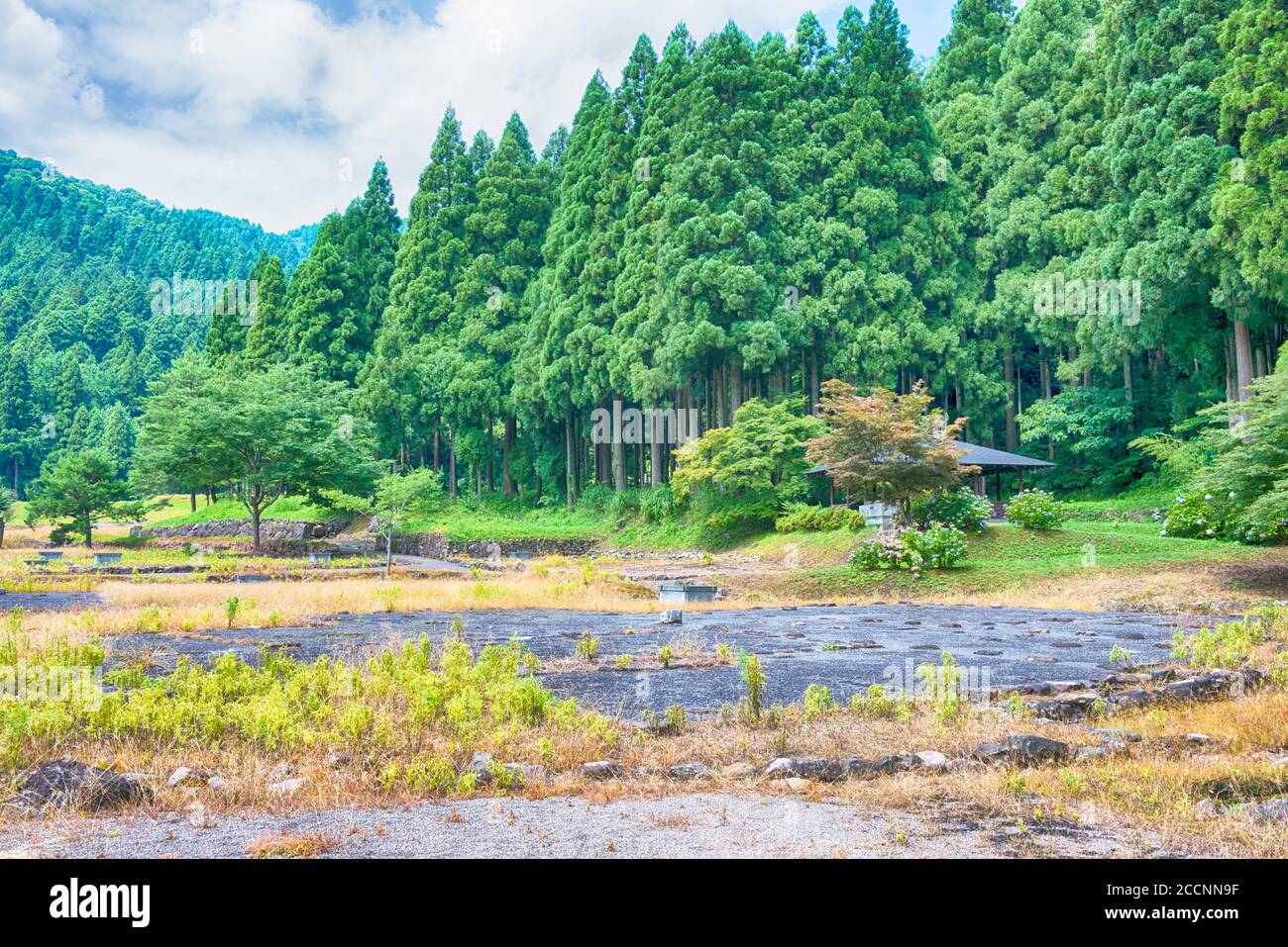 Fukui, Japan - Ichijodani Asakura Family Historic Ruins in Fukui City ...