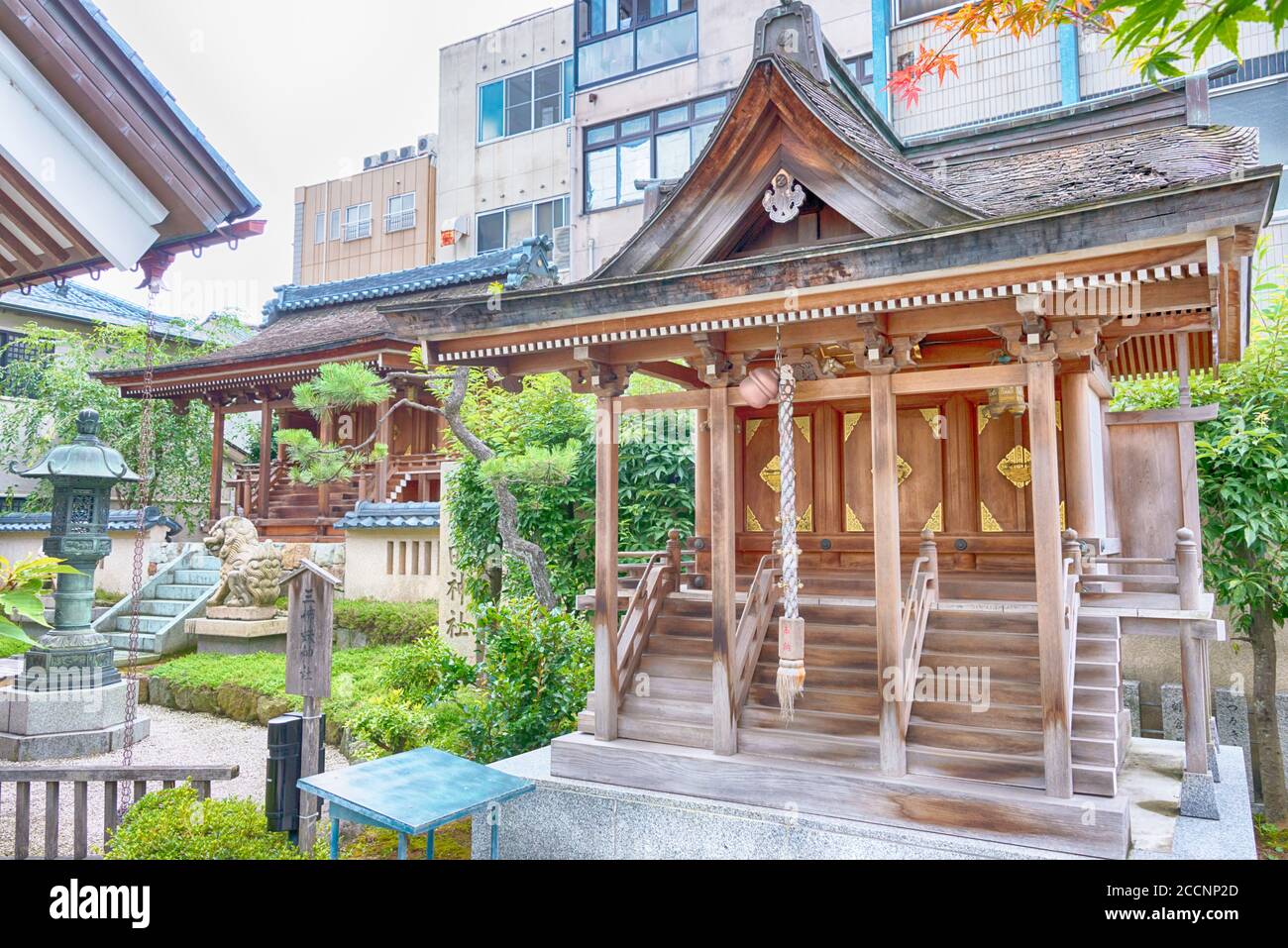 Fukui, Japan - Shibata Shrine in Fukui City, Fukui Prefecture, Japan. a ...