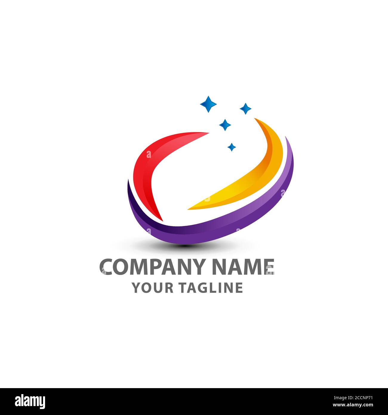 Orbit Tech Logo Template Design. Creative Vector Emblem, for Icon or ...