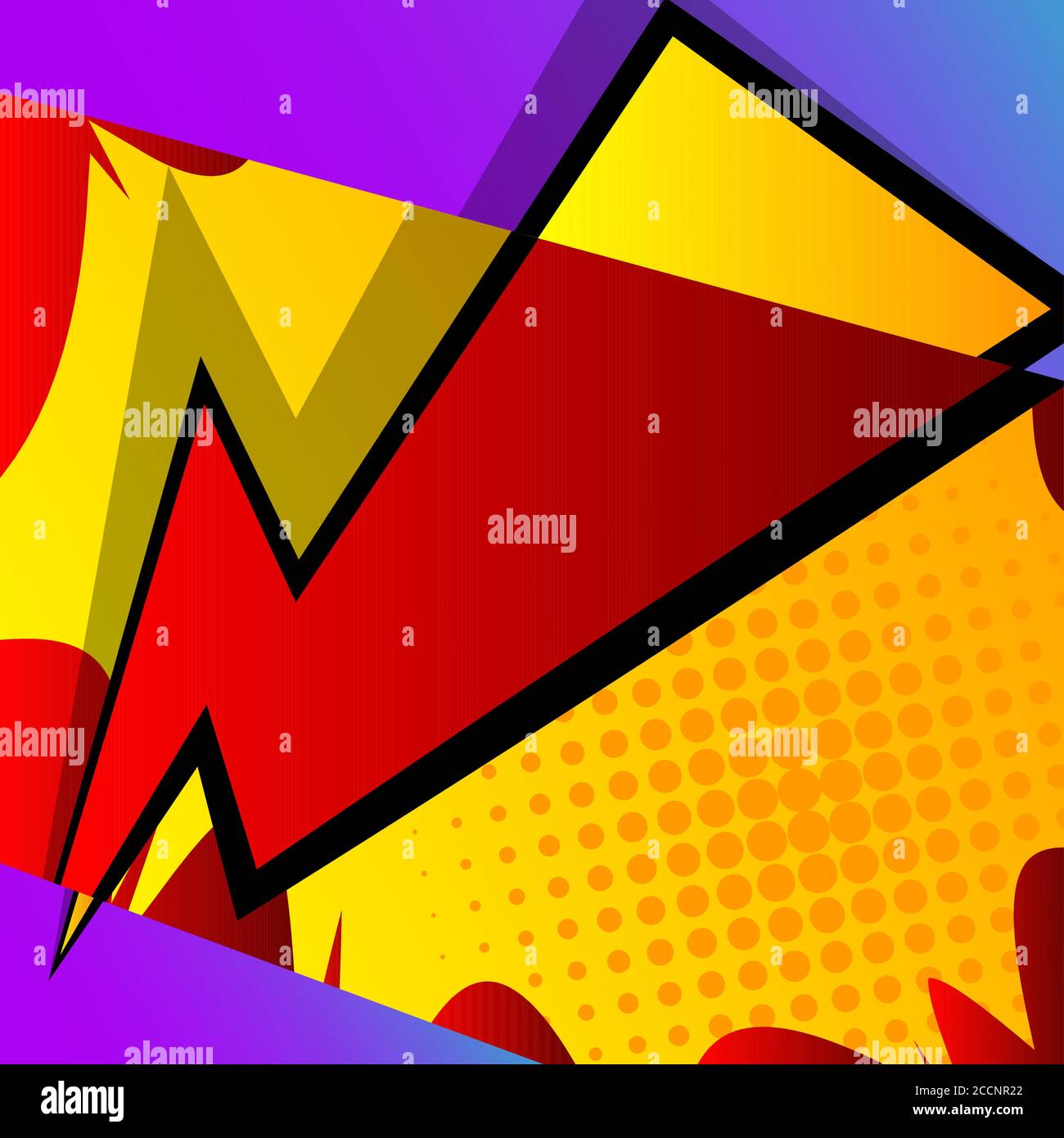 Comic book style social media story or post template. Premium abstract ...