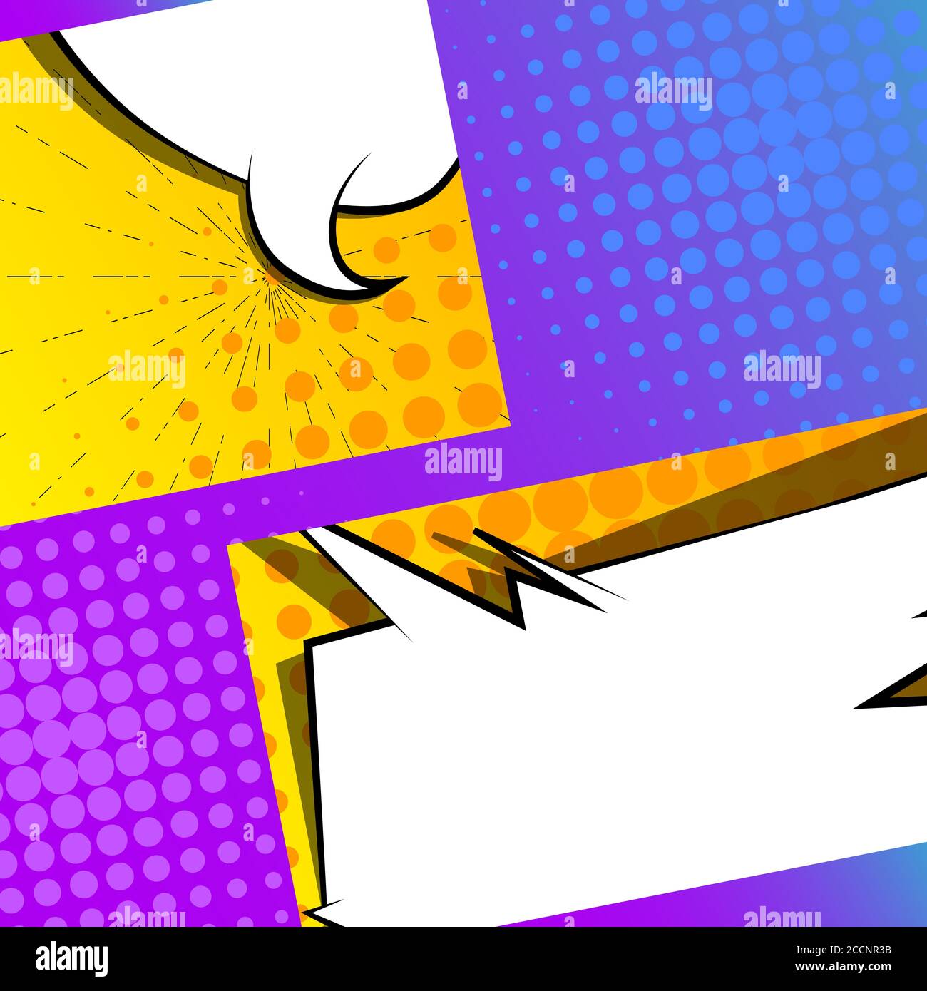 Comic book style social media story or post template. Premium abstract ...
